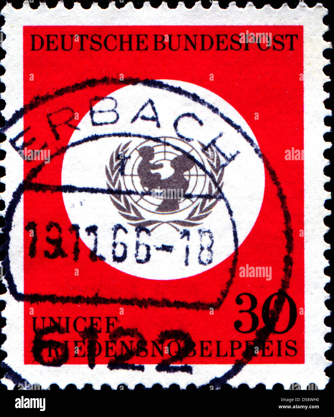 Unicef stamp hi-res stock photography and images - Alamy