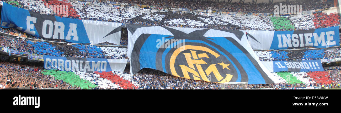 Internazionale's fans ahead of UEFA Champions League final match FC ...