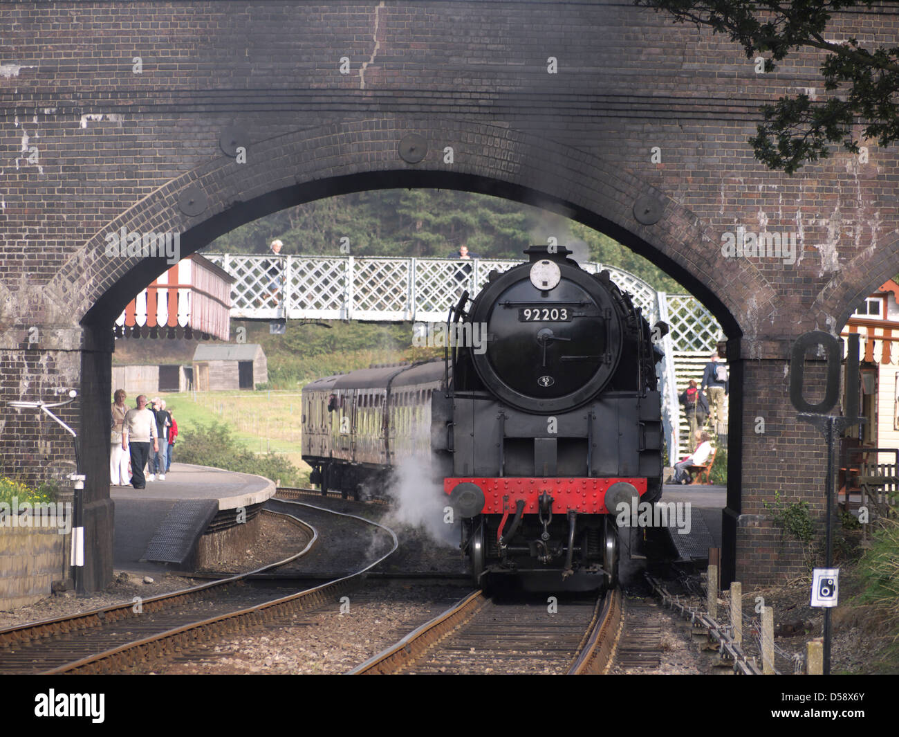 Steam locomotive 92203 hi-res stock photography and images - Alamy