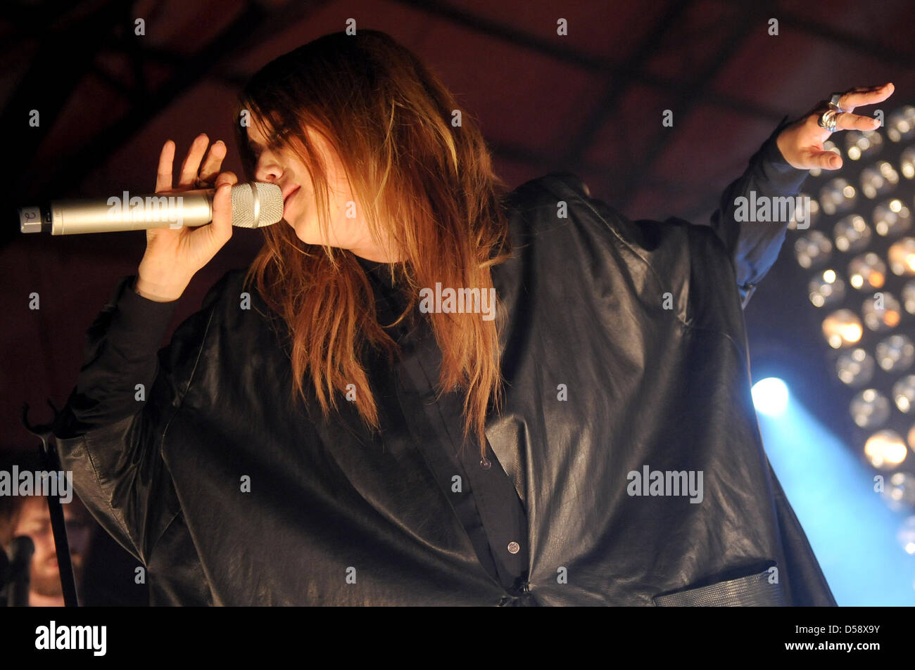 Swedish singer Lykke Li performs during the Volvo Subject60 Tour in ...