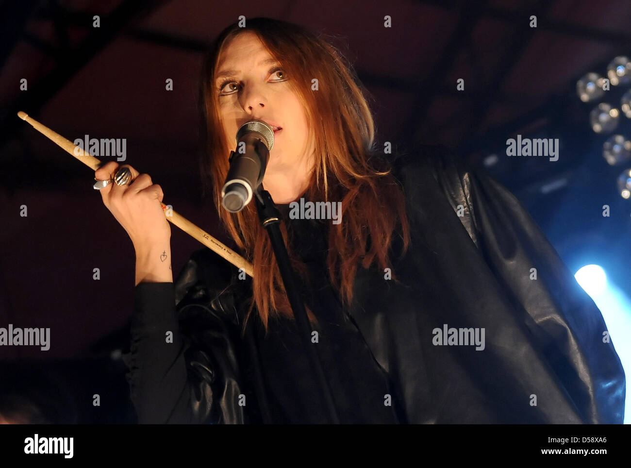 Swedish singer Lykke Li performs during the Volvo Subject60 Tour in ...