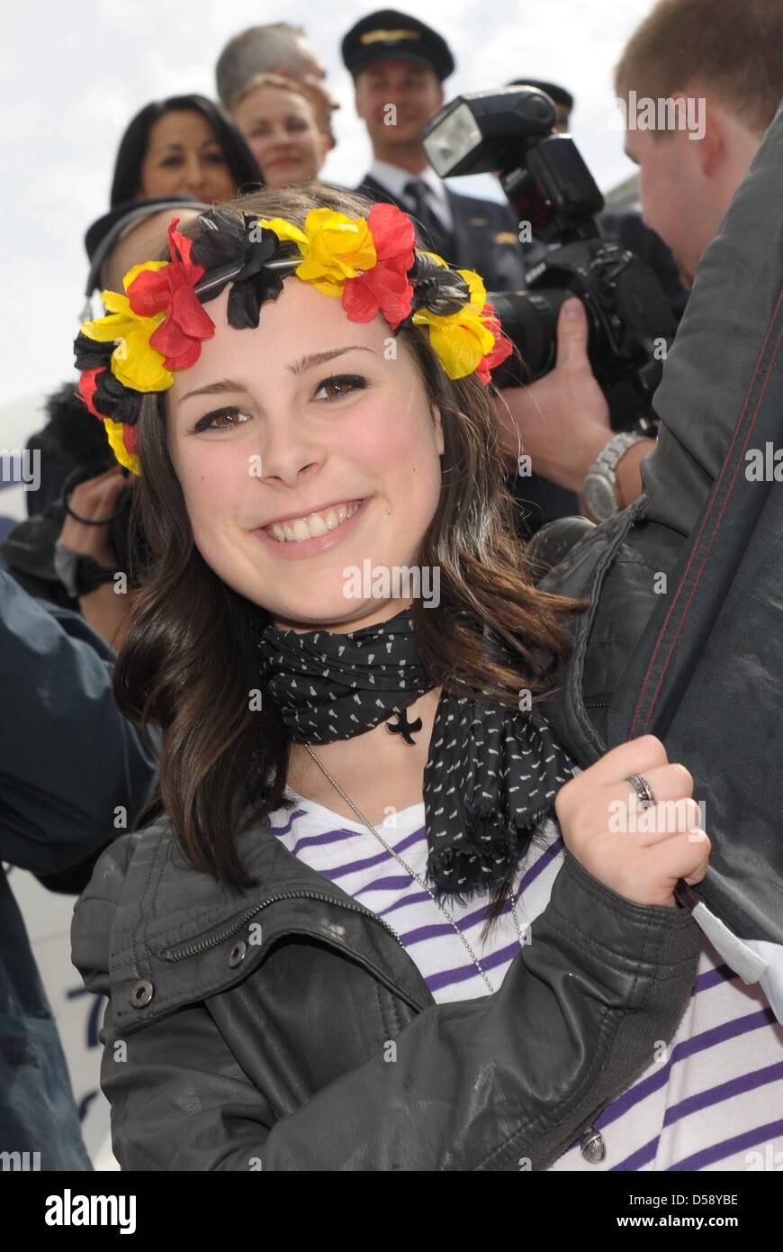 German lena meyer landrut winner eurovision hi-res stock photography ...