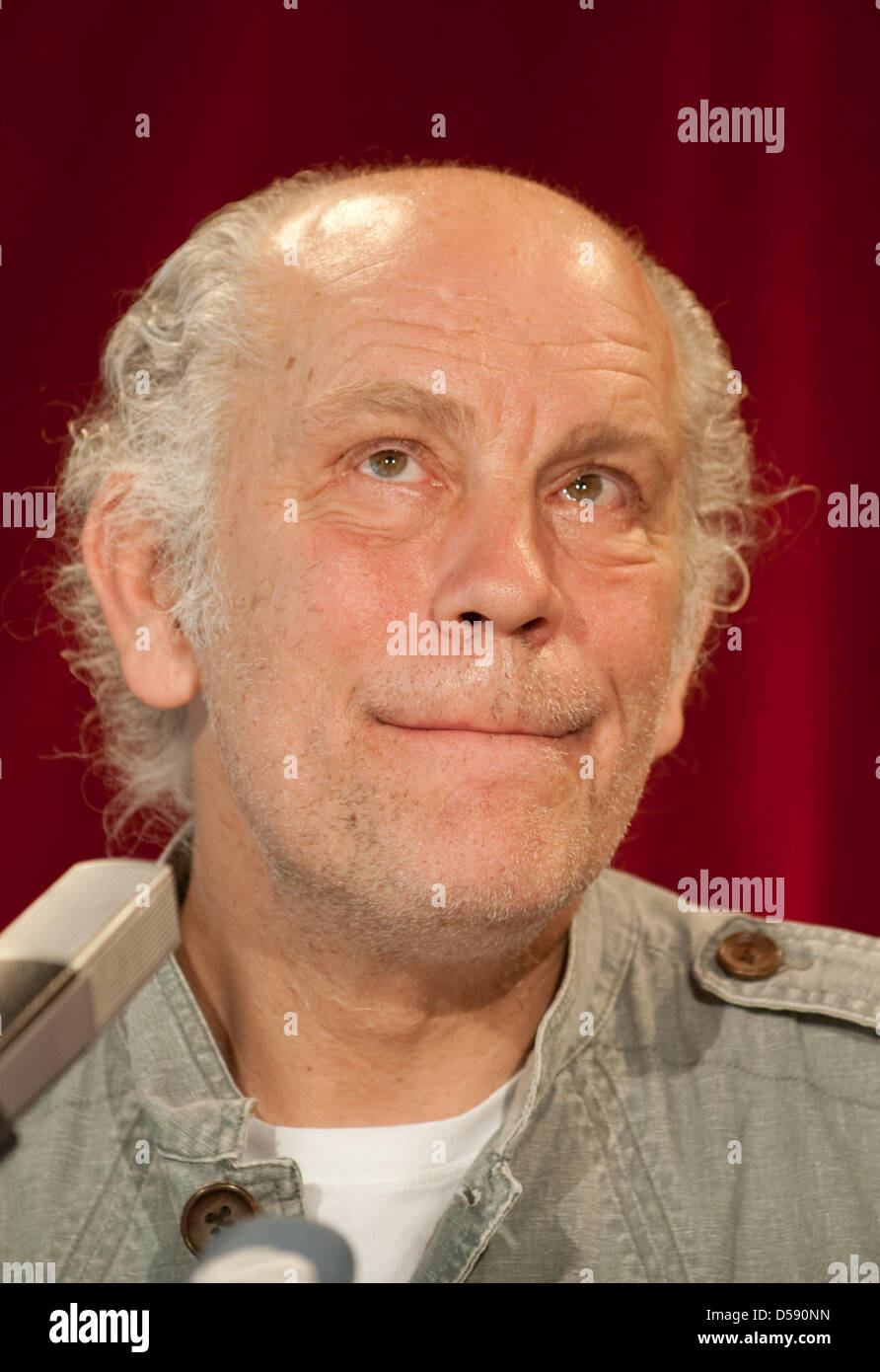 US actor John Malkovich attends a press conference in Recklinghausen ...