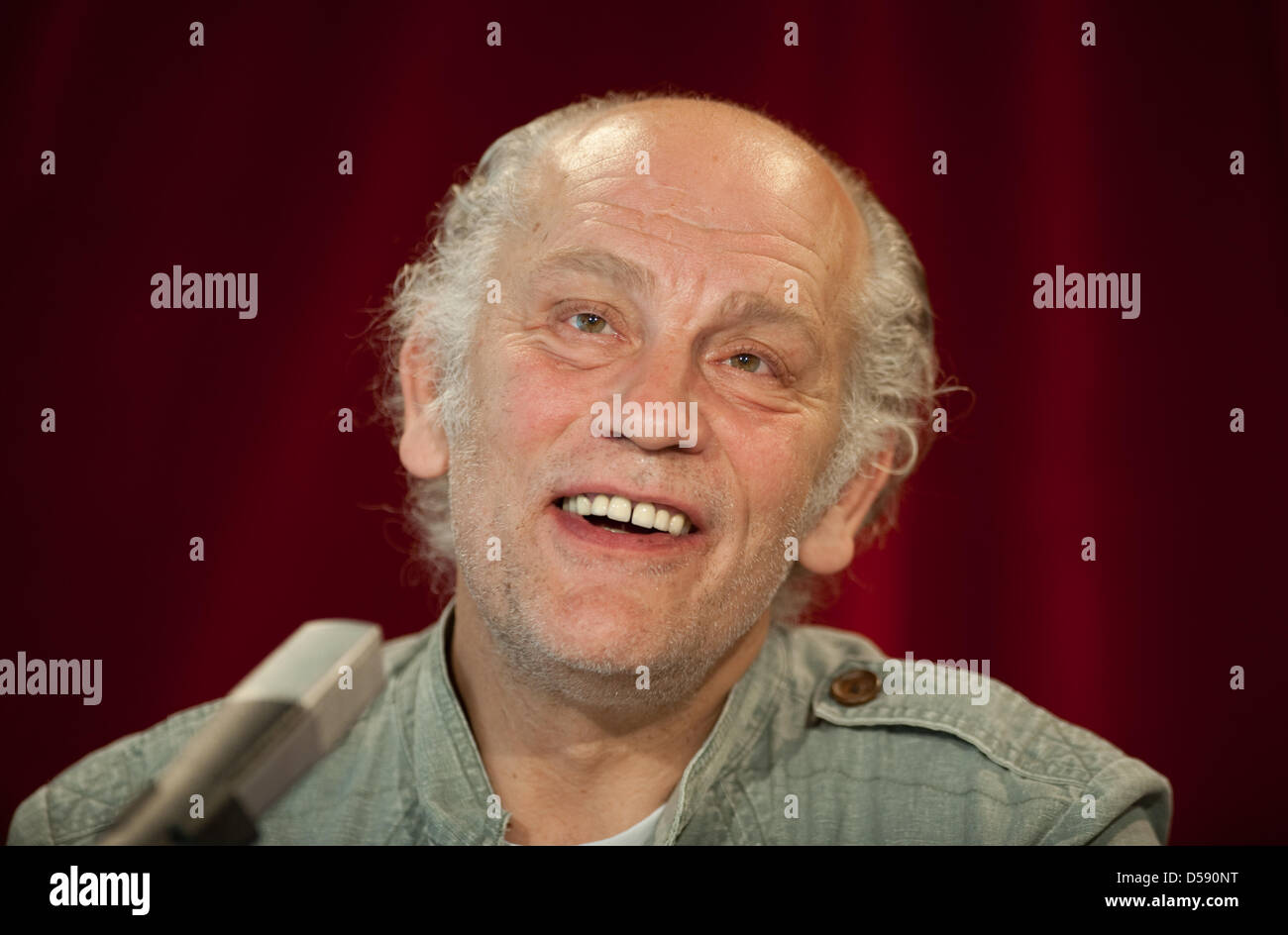 US actor John Malkovich attends a press conference in Recklinghausen ...