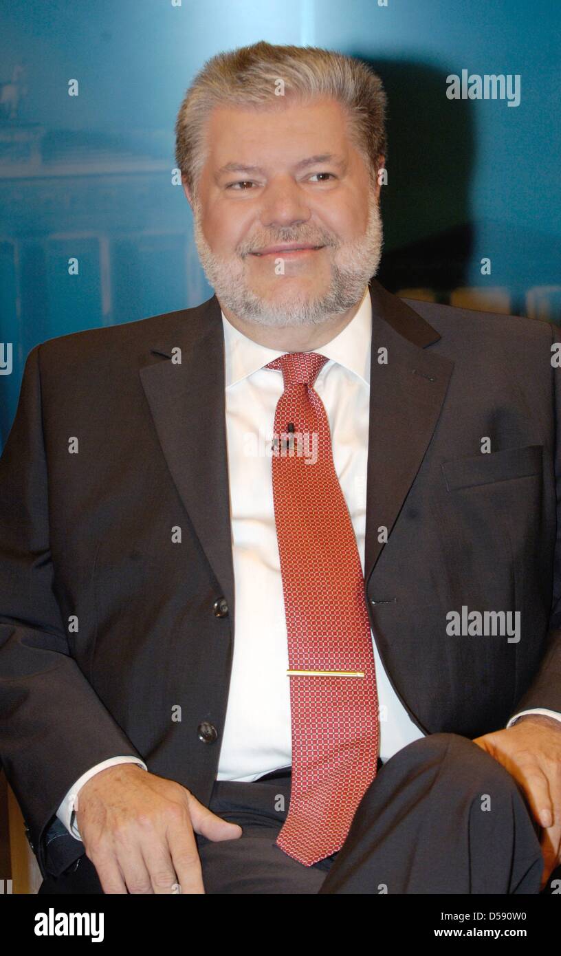The Prime Minister of Rhineland Palatinate, Kurt Beck, (of SPD, Social ...