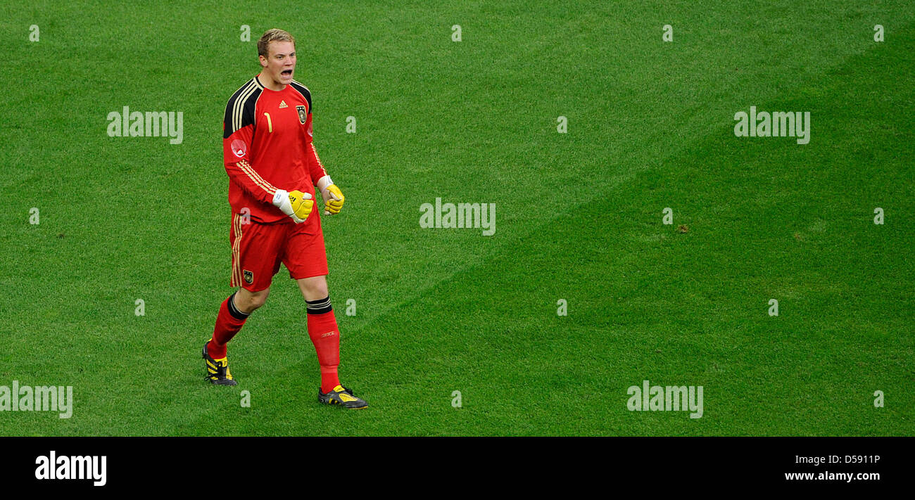Germany's No1 goalkeeper Manuel Neuer during the international soccer ...