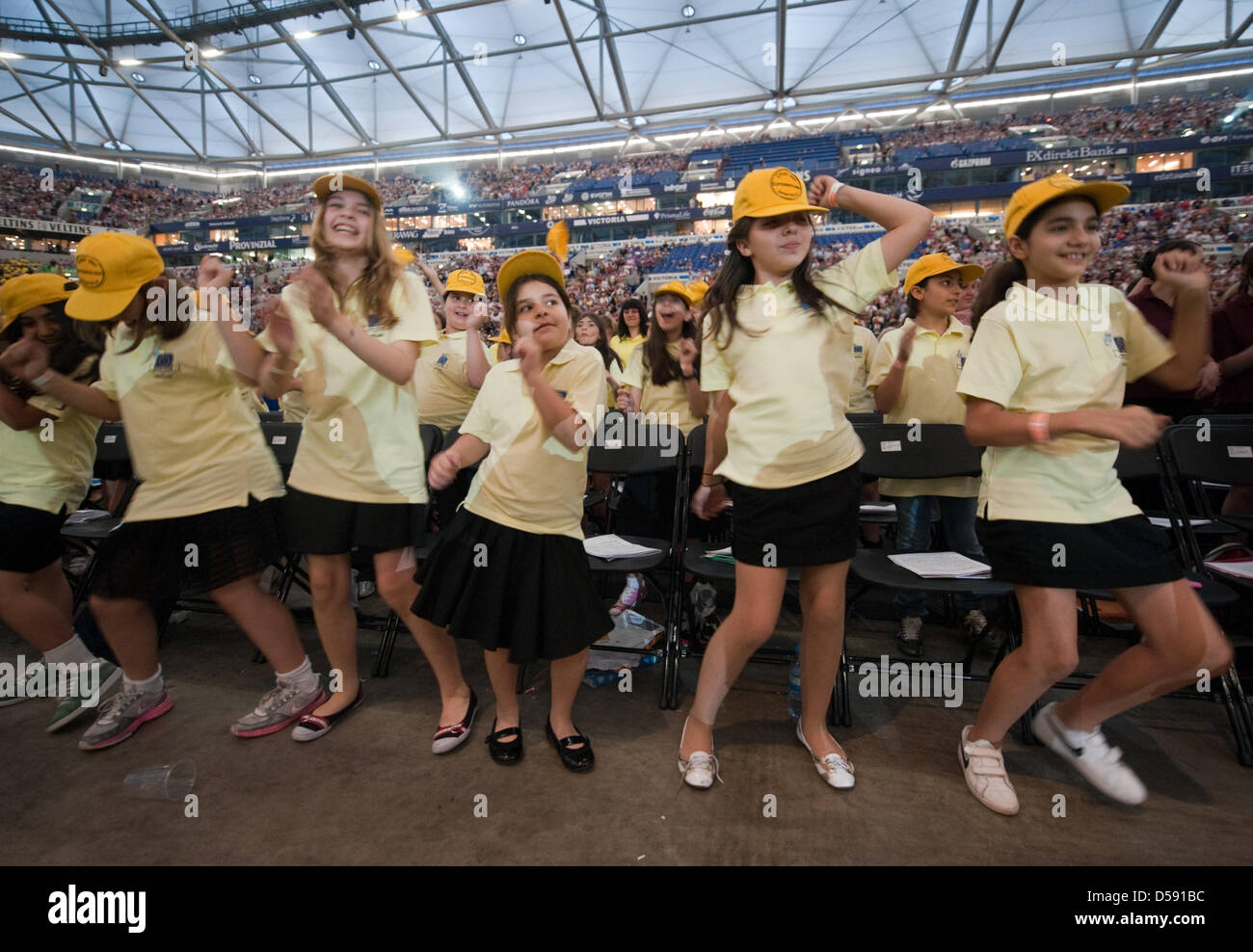 A choir performs at the closing concert of singing project 'Sing - Day ...