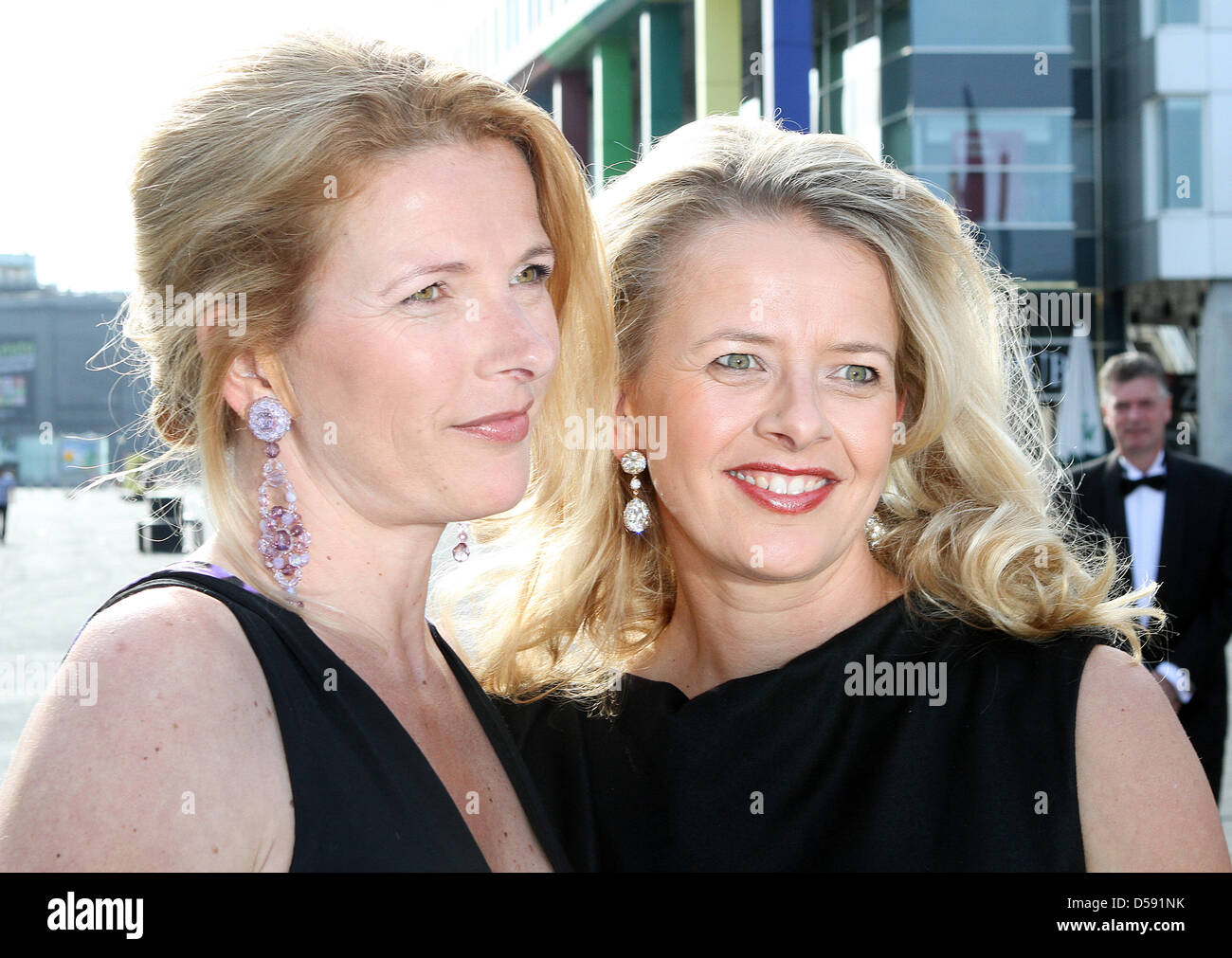 Princess Mabel of the Netherlands (R) and her sister Nicoline Wisse ...