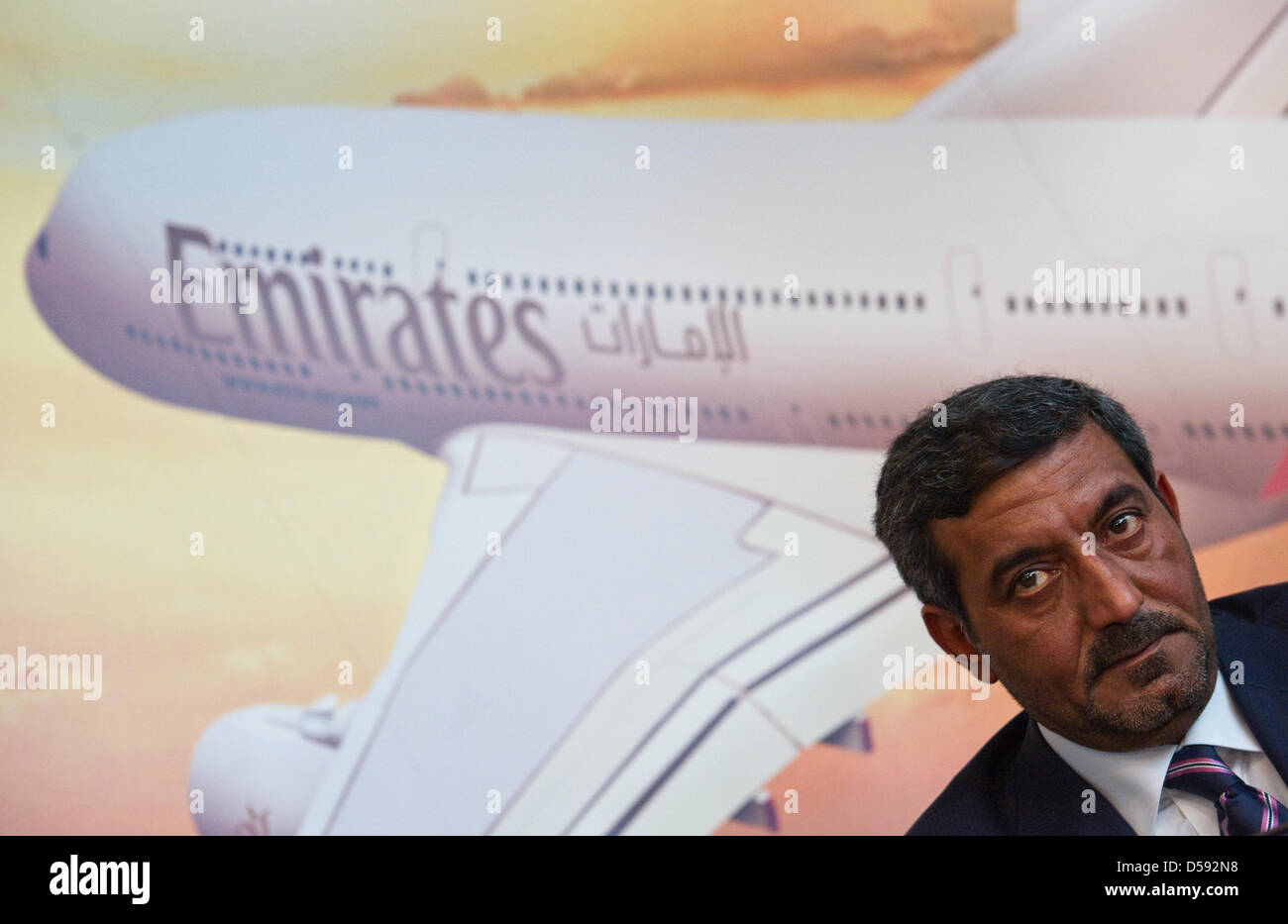H.H. Sheikh Ahmed Bin Saeed Al Maktoum, chairman of airline Emirates ...