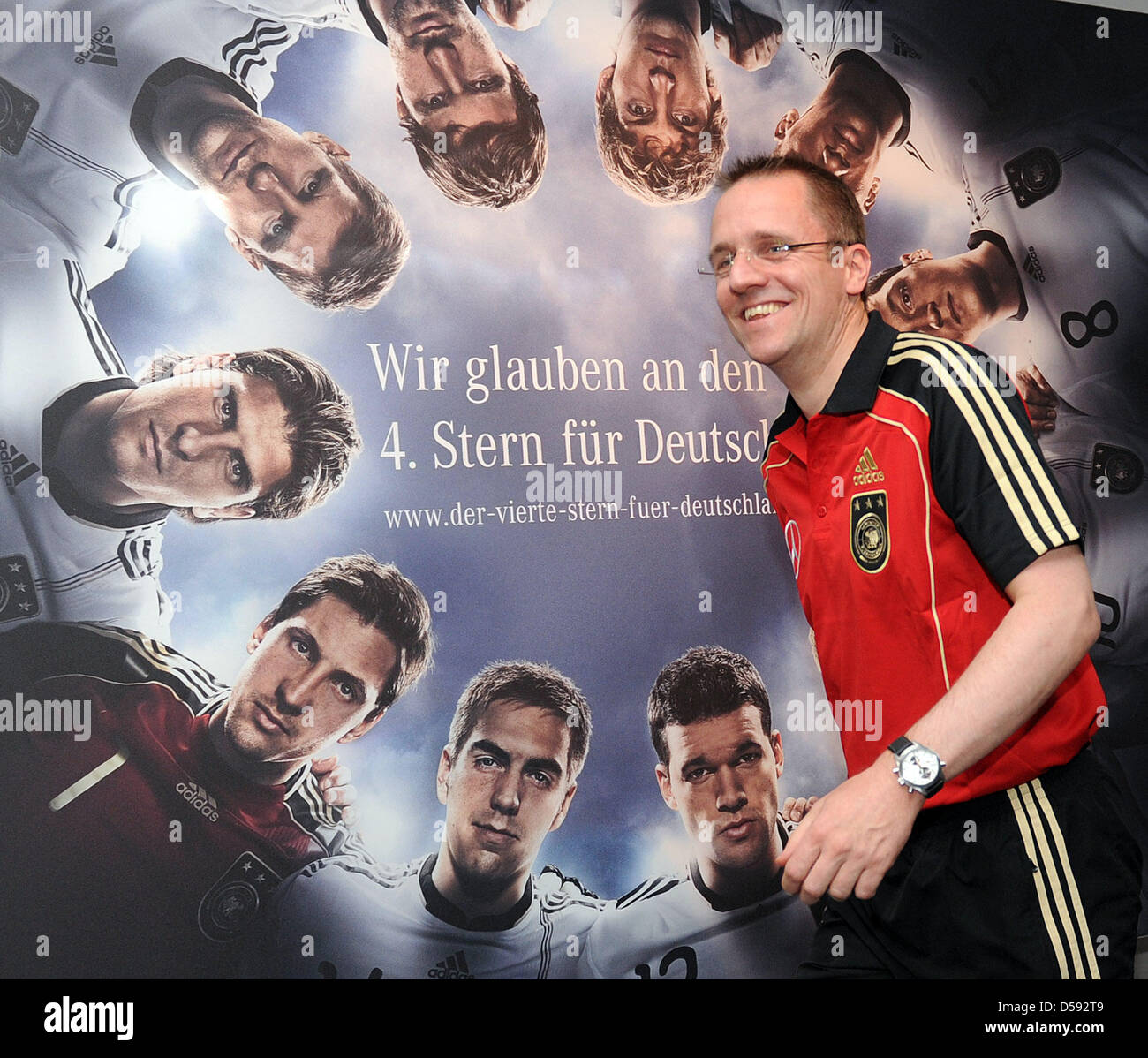 Team doctor Tim Meyer of the German national soccer team arrives for a ...
