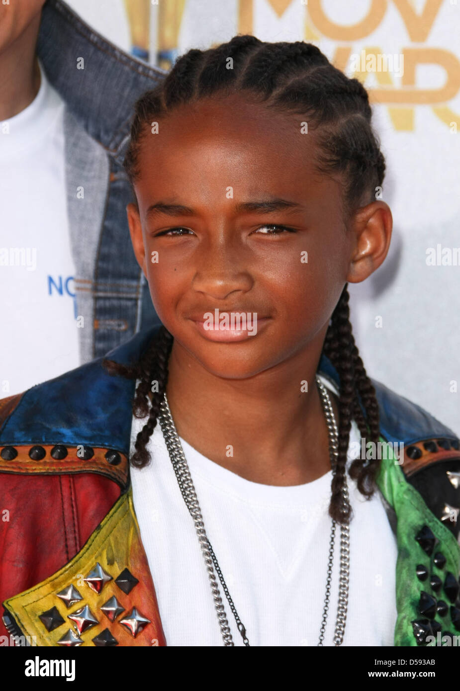 Actor Jaden Smith arrives for the 2010 MTV Movie Awards at Gibson ...