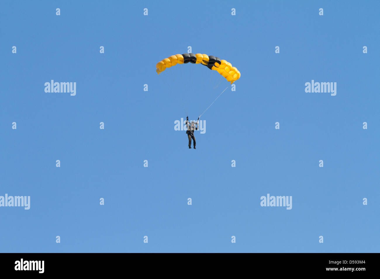 Golden, Knights, Parachute, Team, skydiving, stunt Stock Photo - Alamy