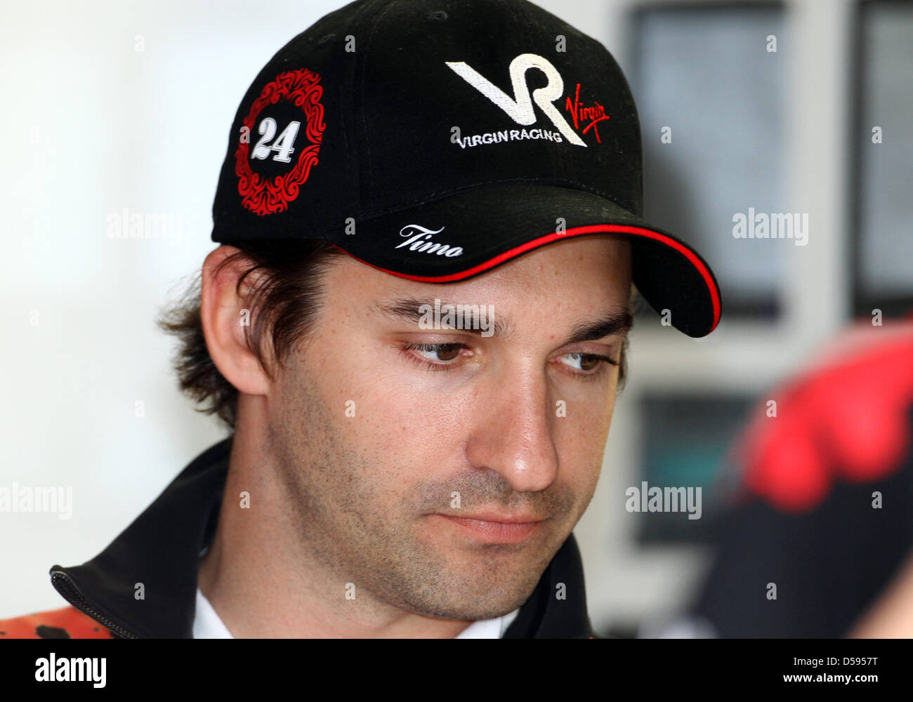 Germany's Formula One driver Timo Glock of Team Virgin Racing in his ...