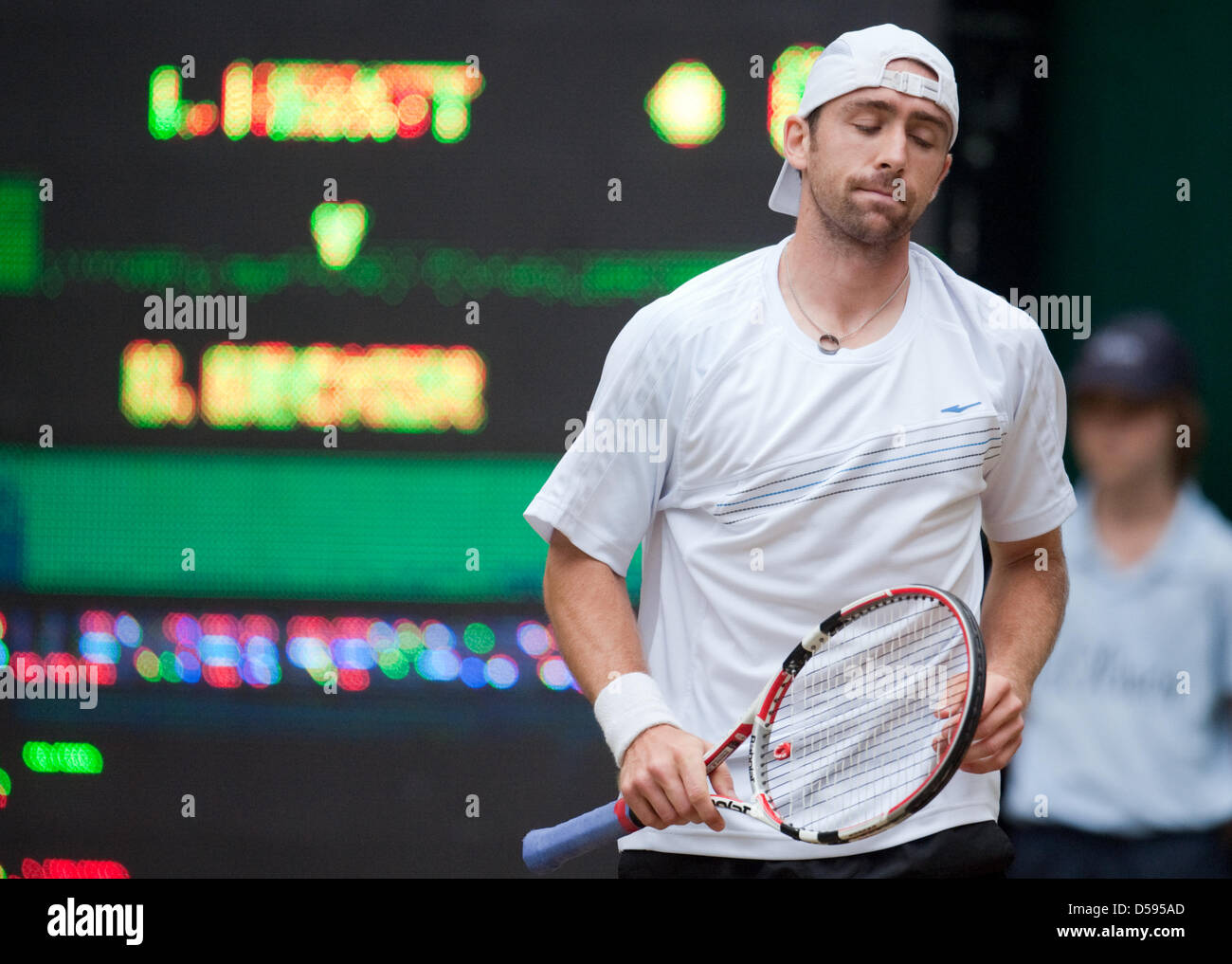 Germany's Benjamin Becker during semi-final at Gerry Weber Open in ...