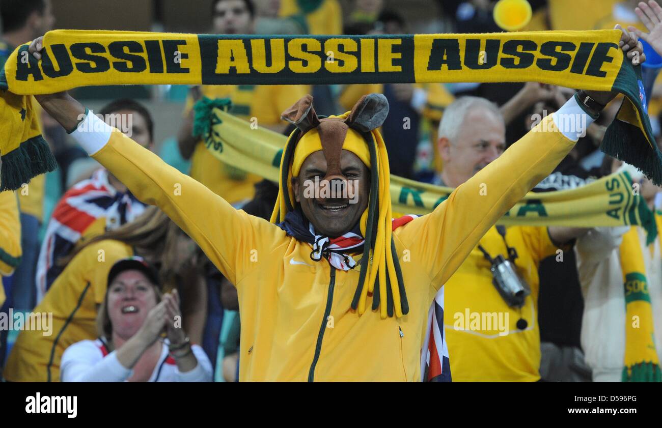 Australian soccer fans in fifa hi-res stock photography and images - Alamy