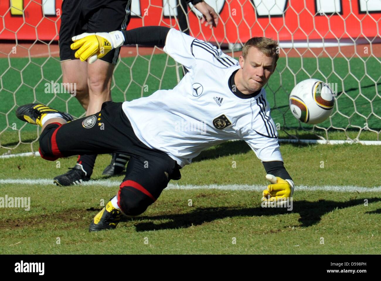 German goalkeeper Manueal Neuer during a training session of the German ...