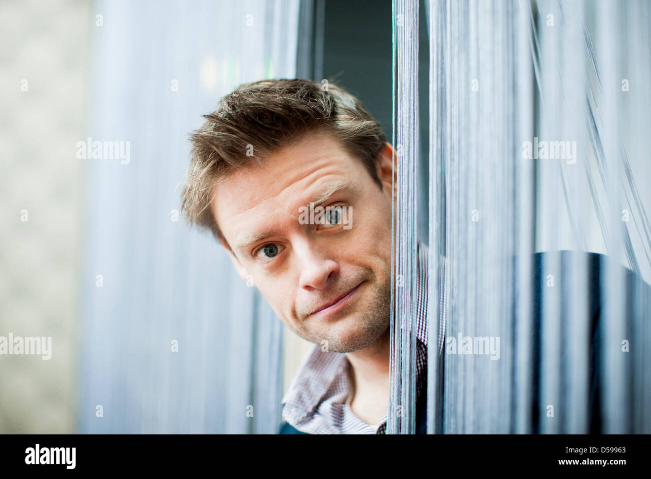 Comedian Max Giermann poses for the camera prior to a press conference ...