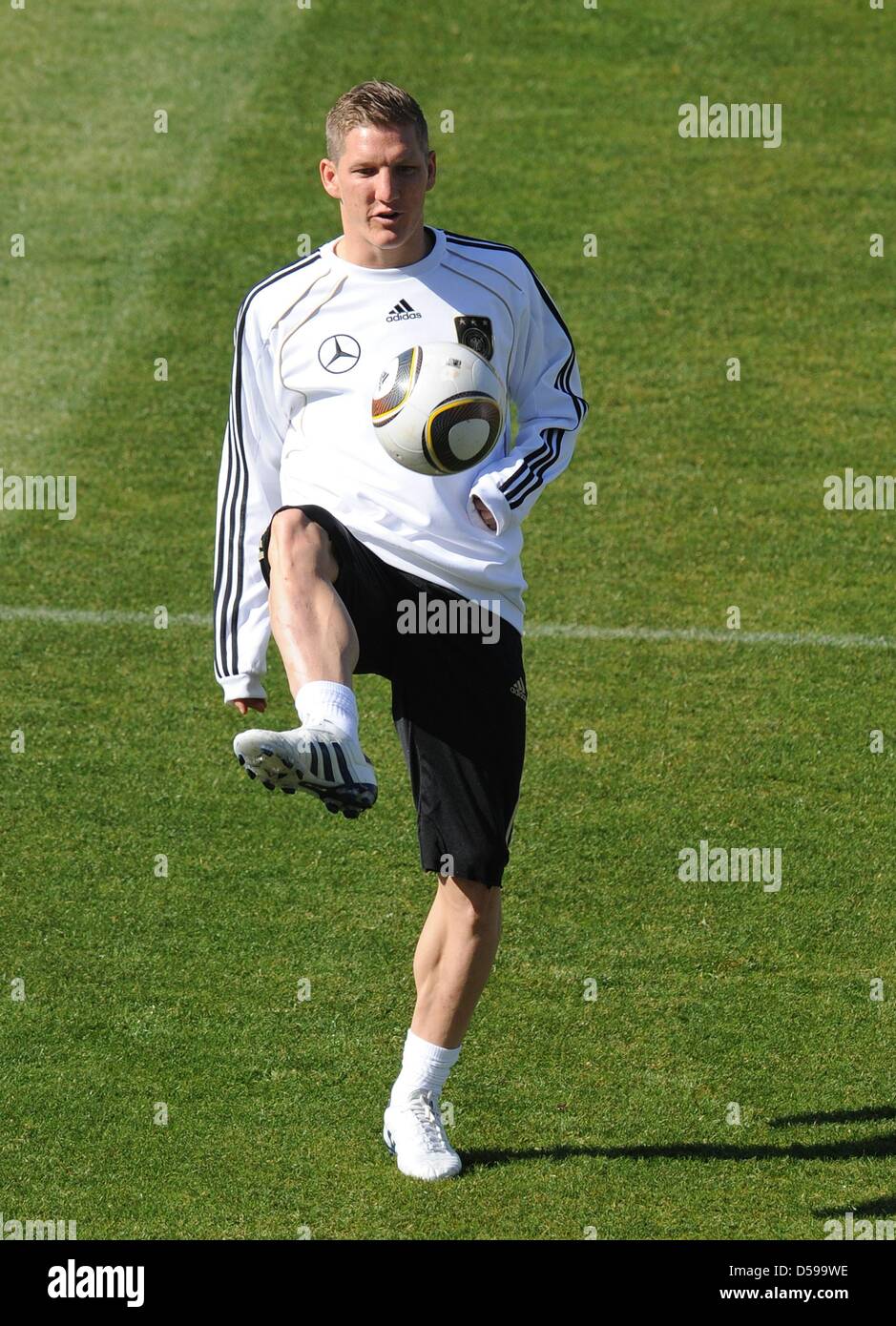 German player Bastian Schweinsteiger during a training session of the ...