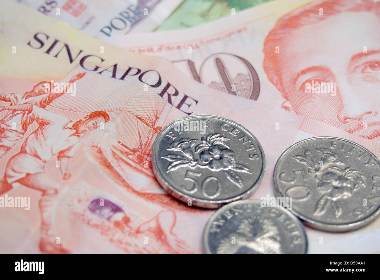 Singapore coin hi-res stock photography and images - Alamy