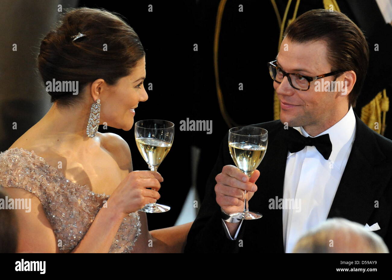 Crown Princess Victoria of Sweden and her husband-to-be Daniel Westling ...