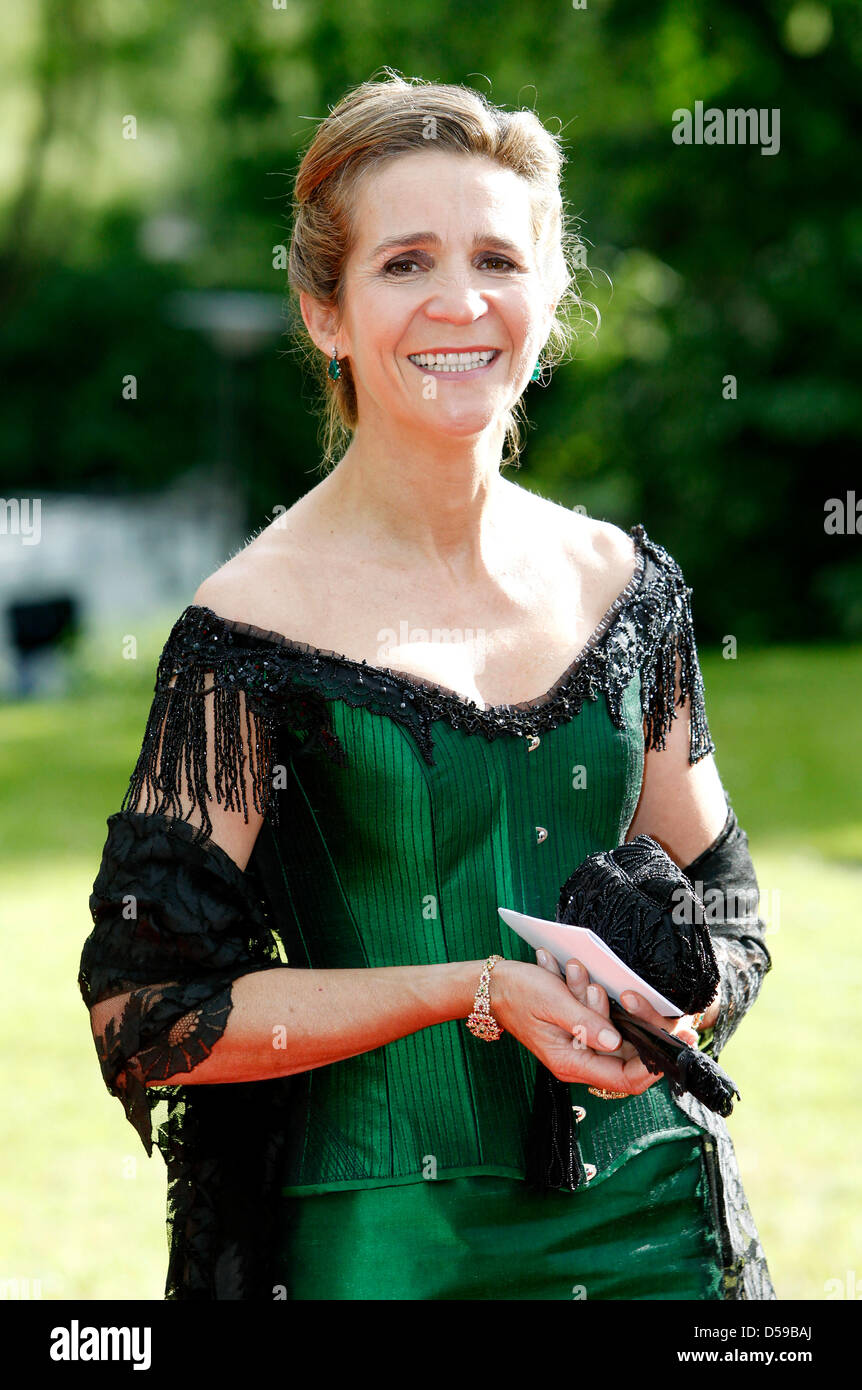 Princess Elena of Spain, Duchess of Lugo arrive for the goverment ...