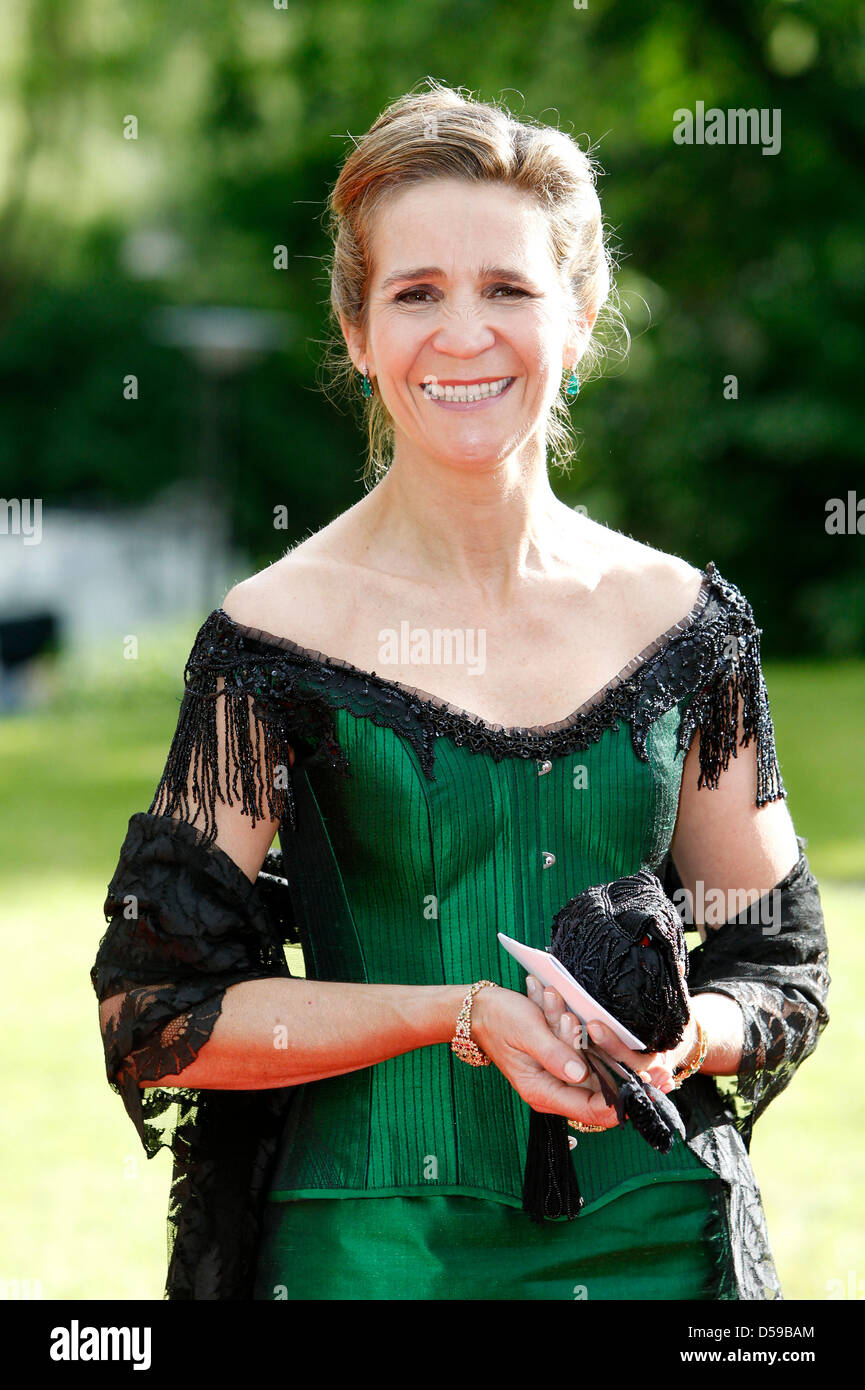 Princess Elena of Spain, Duchess of Lugo arrive for the goverment ...