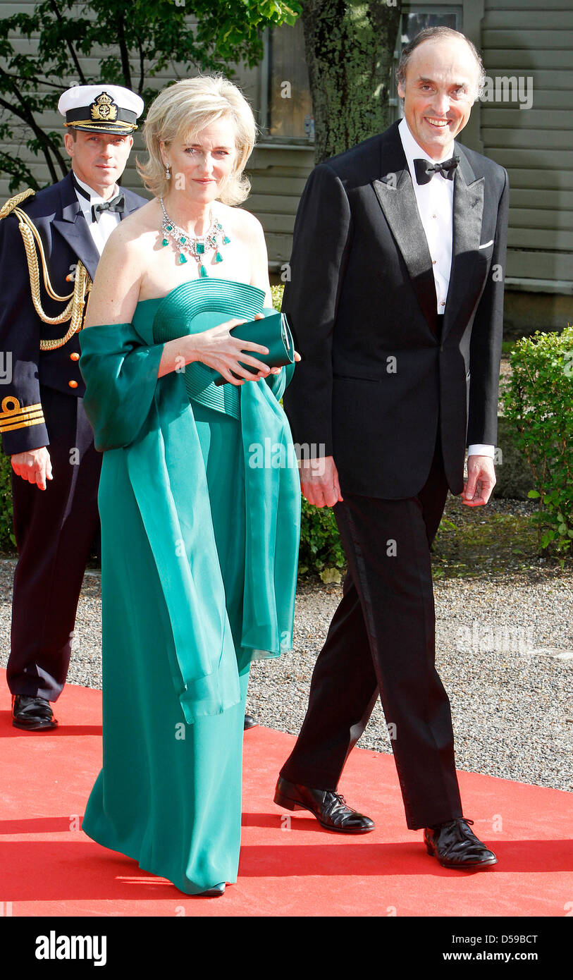 Princess Astrid of Belgium and Prince Lorenz of Belgium arrive for the ...