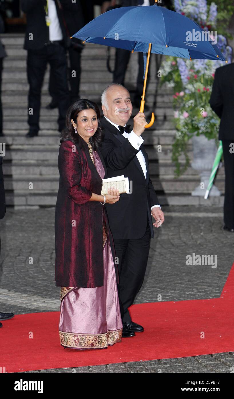 Prince El Hassan bin Talal of Jordan and Princess Sarvath El Hassan of ...