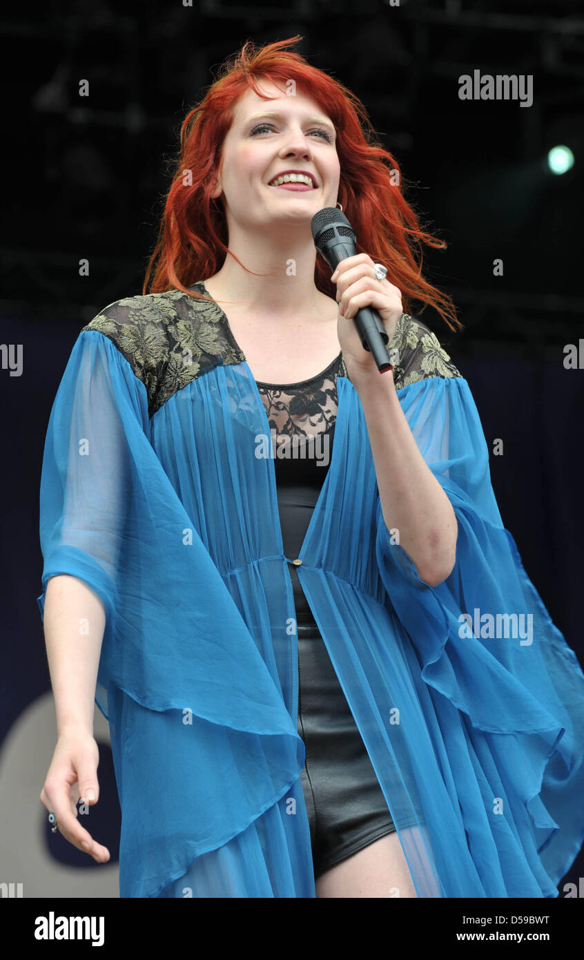 Die britische Singer-Songwriterin Florence Welch von "Florence and the ...