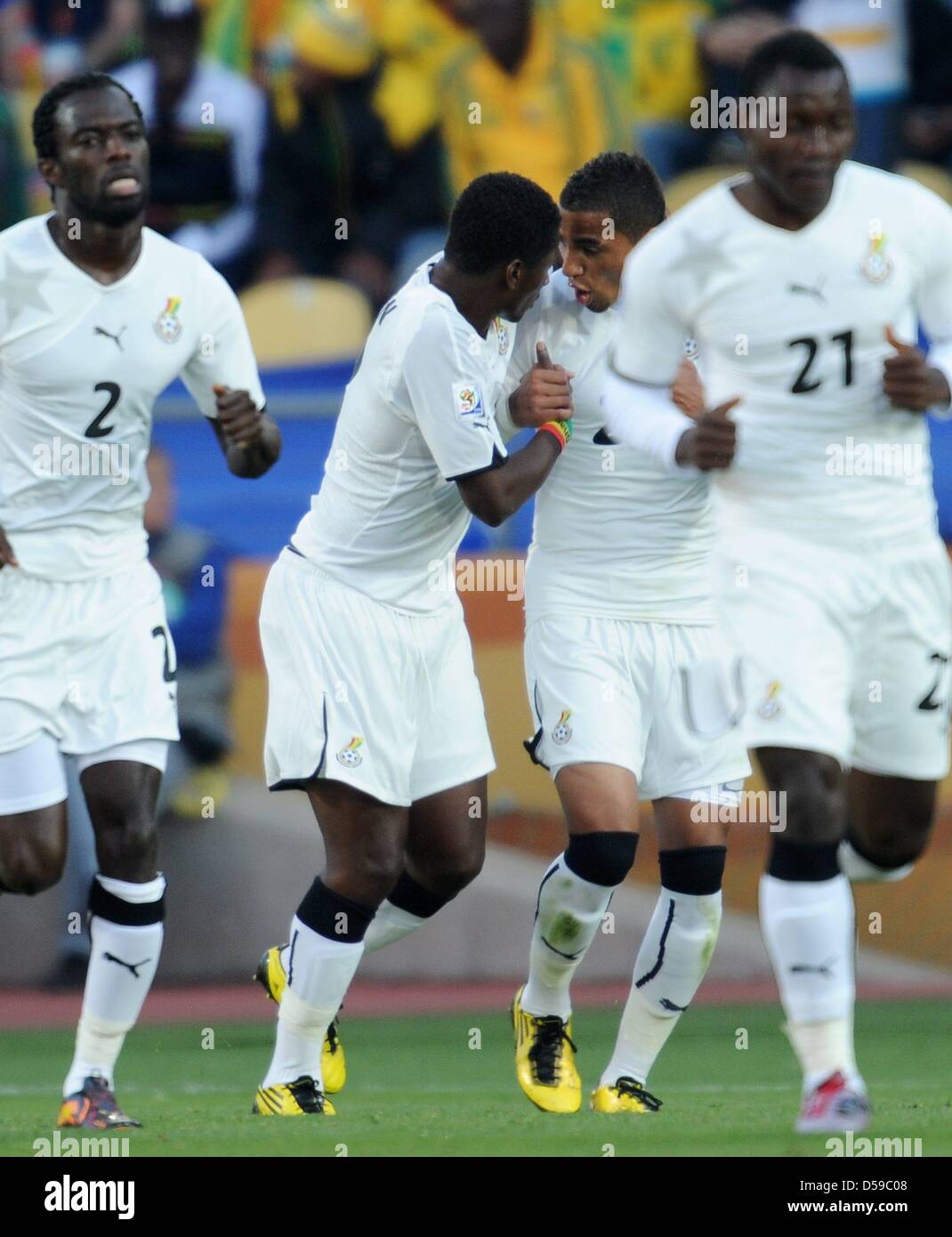 Kevin prince boateng ghana celebrates hi-res stock photography and ...