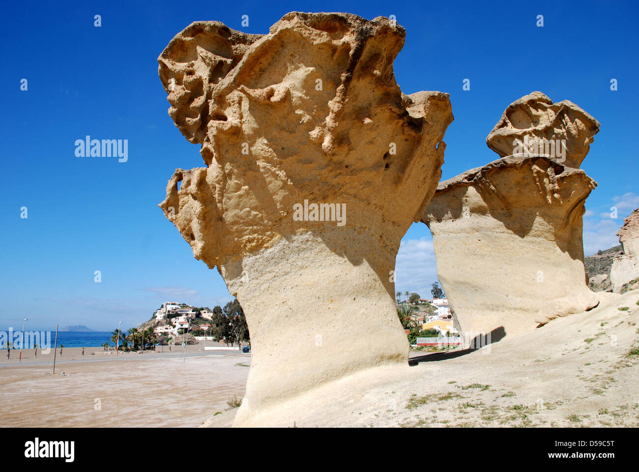 Bolnuevo rocks and beach Stock Photo - Alamy