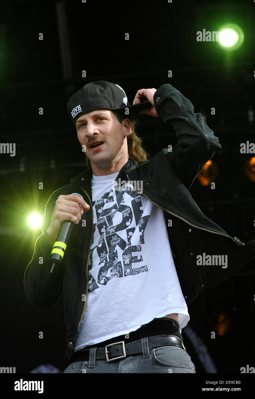 German rapper Dendemann performs at Hurricane festival in Scheessel ...