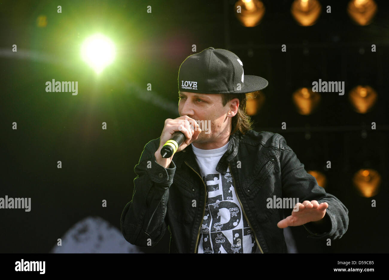 German rapper Dendemann performs at Hurricane festival in Scheessel ...