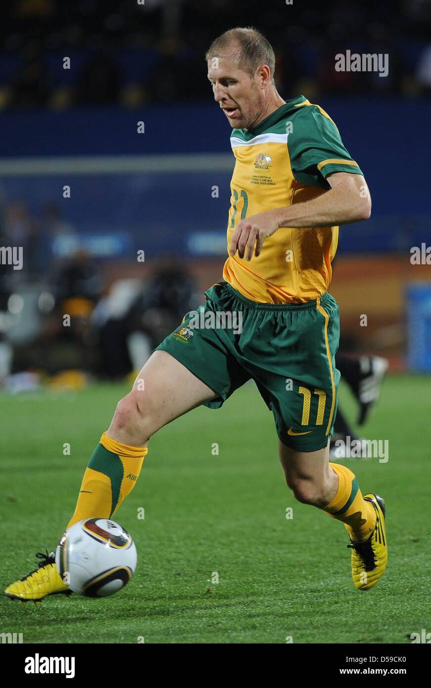 Australia's Scott Chipperfield during the 2010 FIFA World Cup group D ...