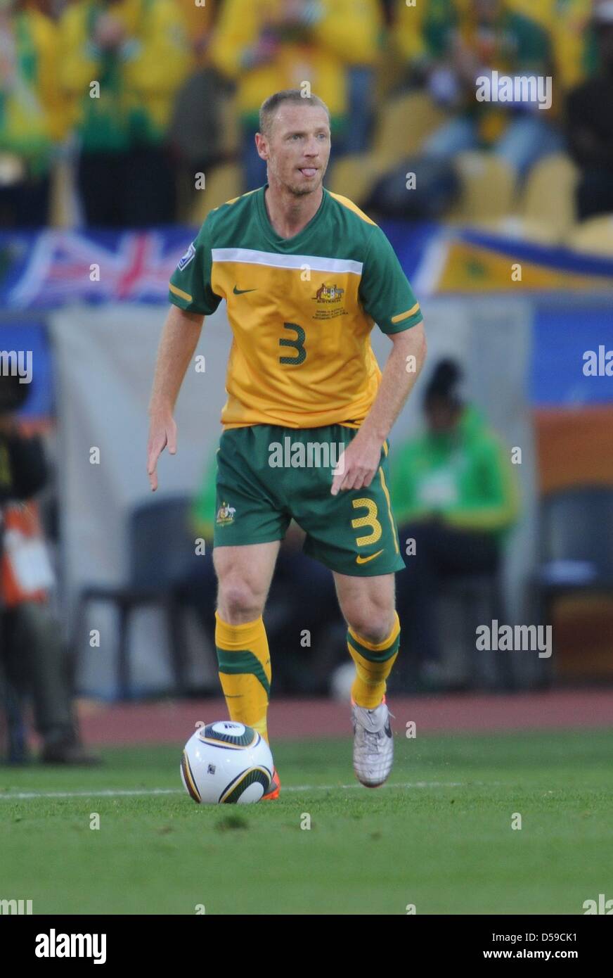 Australia's Craig Moore during the 2010 FIFA World Cup group D match ...