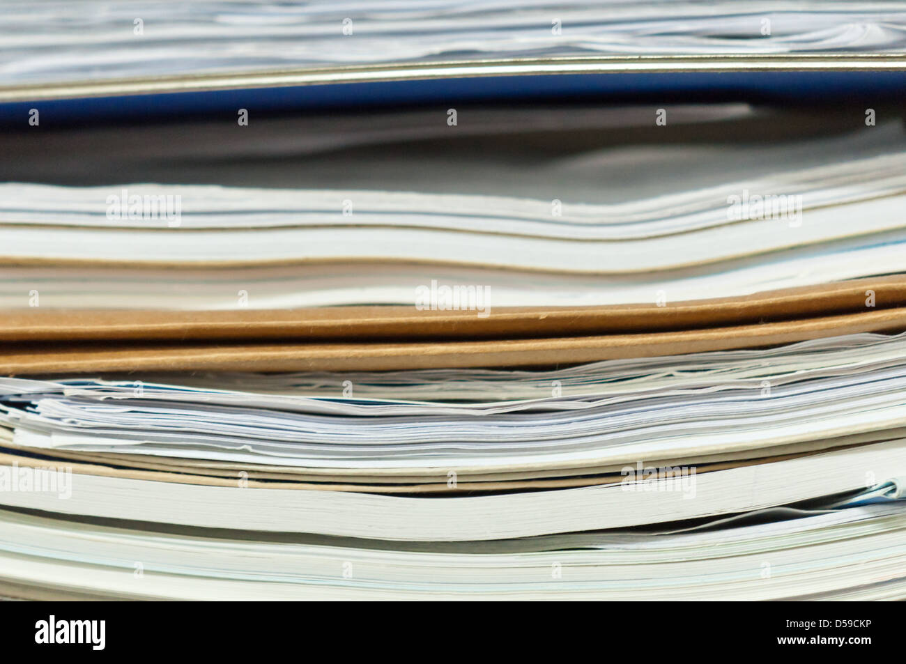 Stack of Documents Stock Photo - Alamy