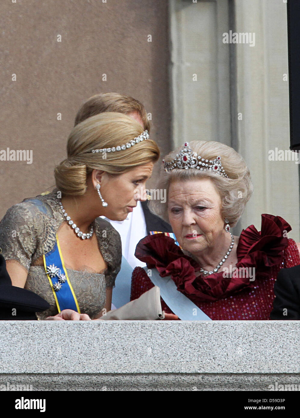 (L-R) Princess Maxima of the Netherlands, Crown Prince Willem-Alexander ...