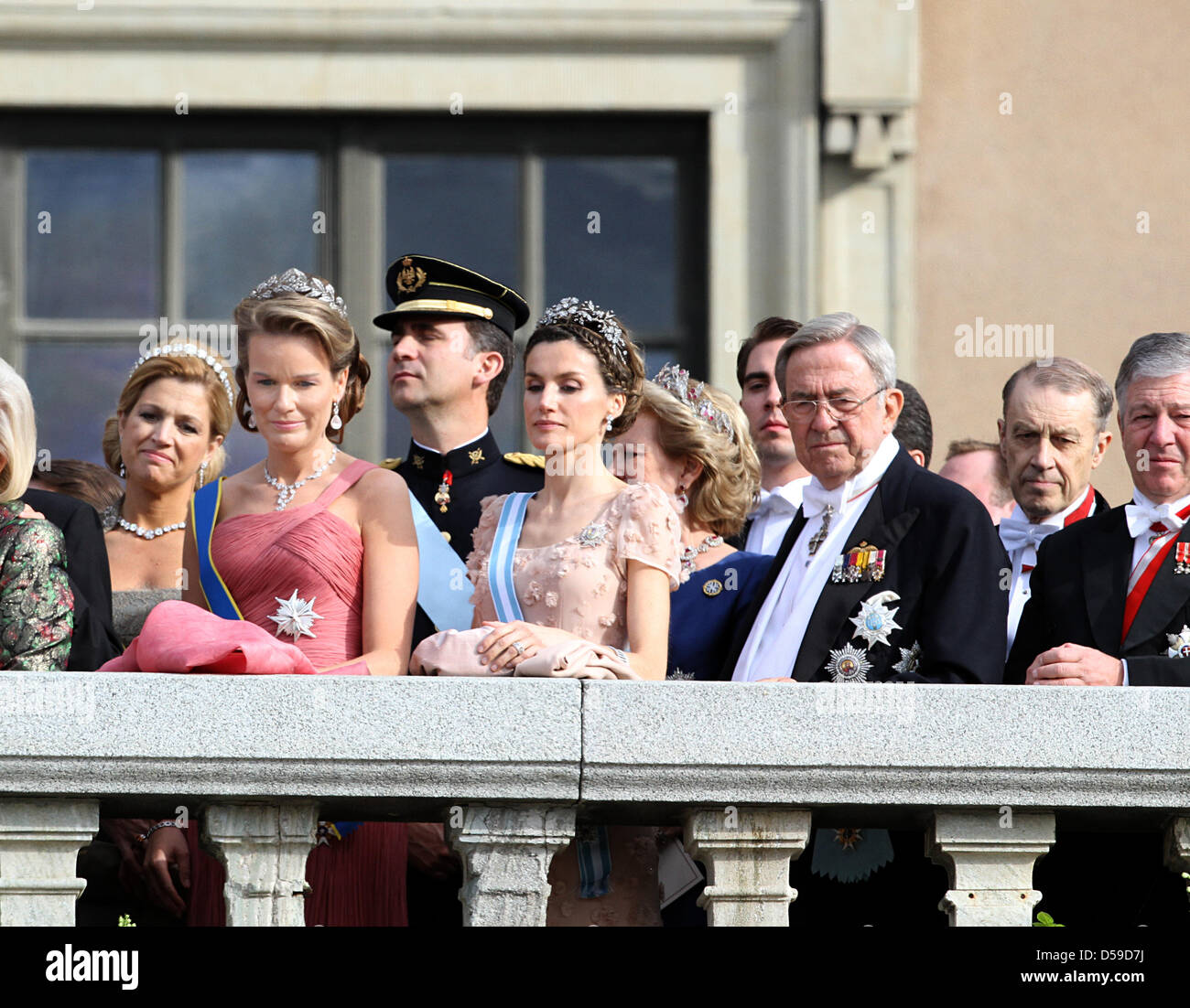 Princess mathilde and princess letizia hi-res stock photography and ...