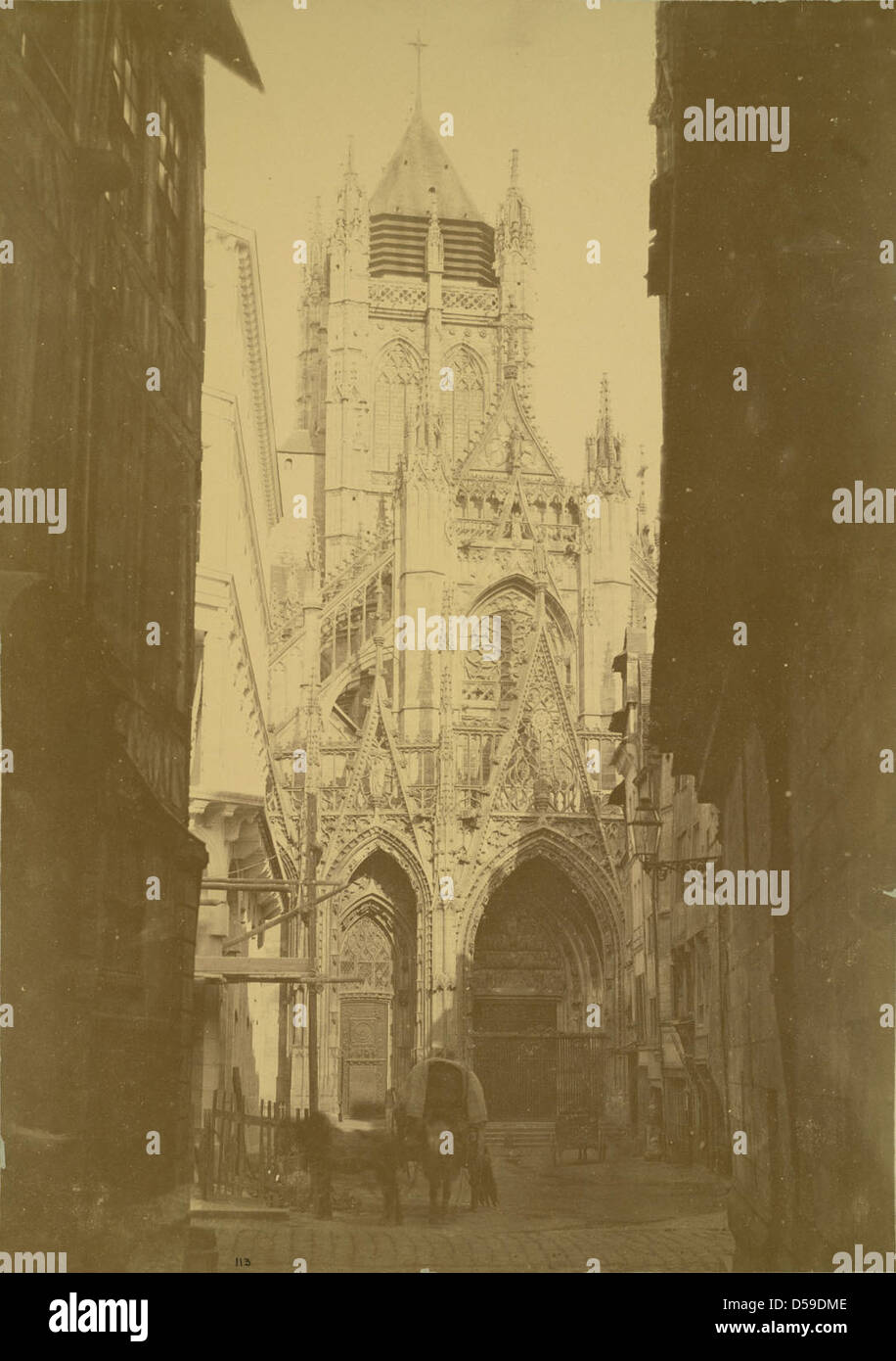 The Church of Saint-Maclou in Rouen, France, features a stunning West ...