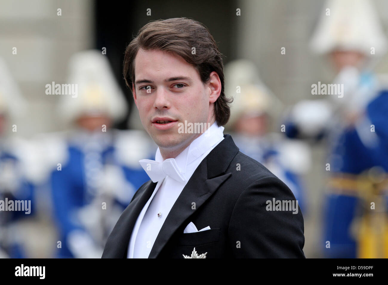 Prince Felix of Luxembourg arrives for the wedding of Crown Princess ...