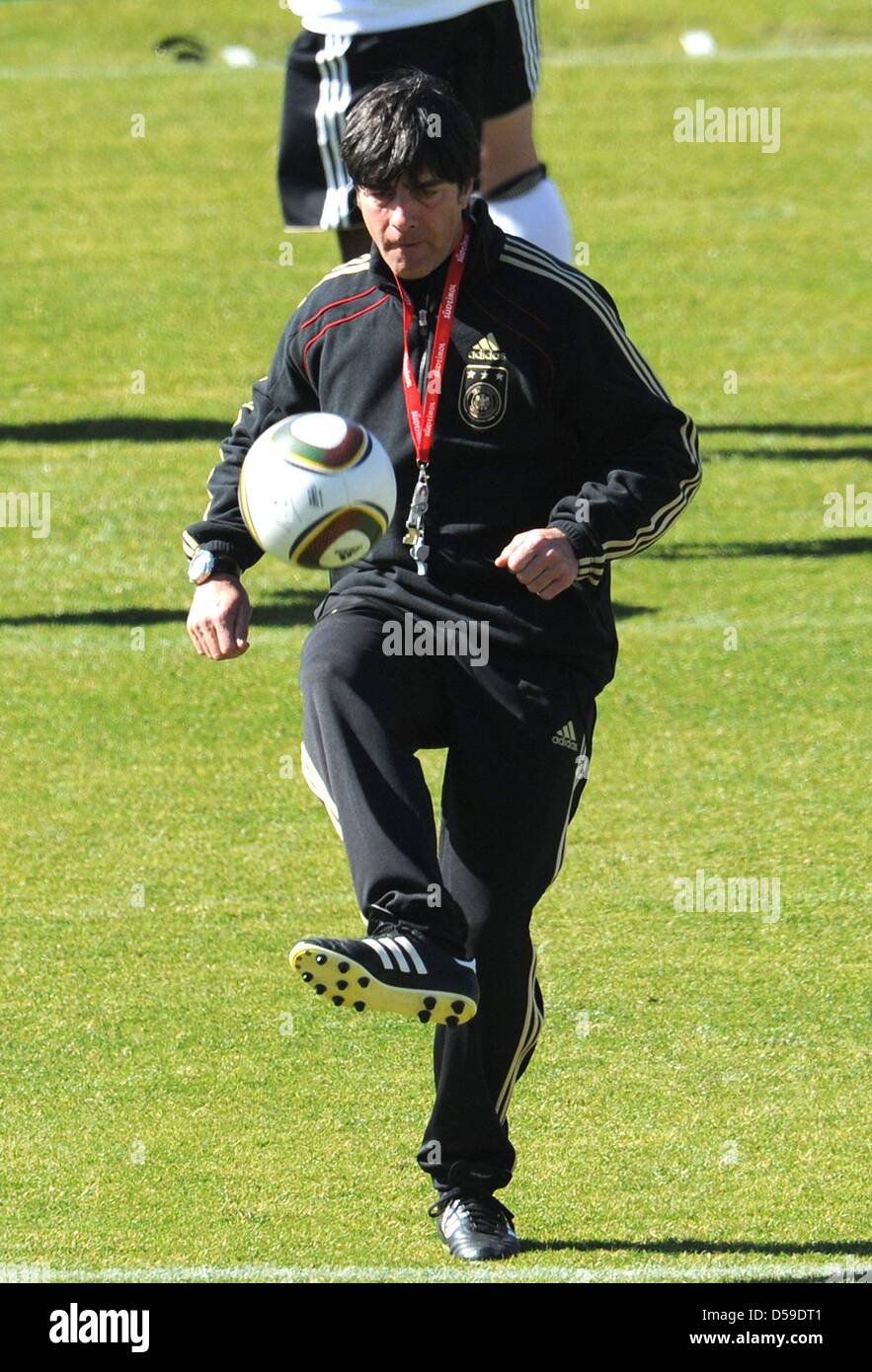German headcoach Joachim Loew during a training session of the German ...