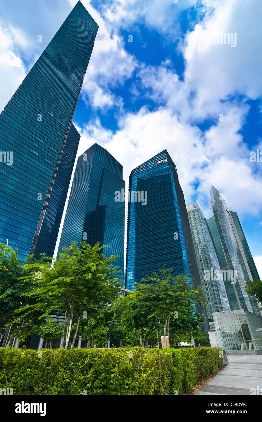 Urban landscape. Skyline of modern skyscrapers Stock Photo - Alamy
