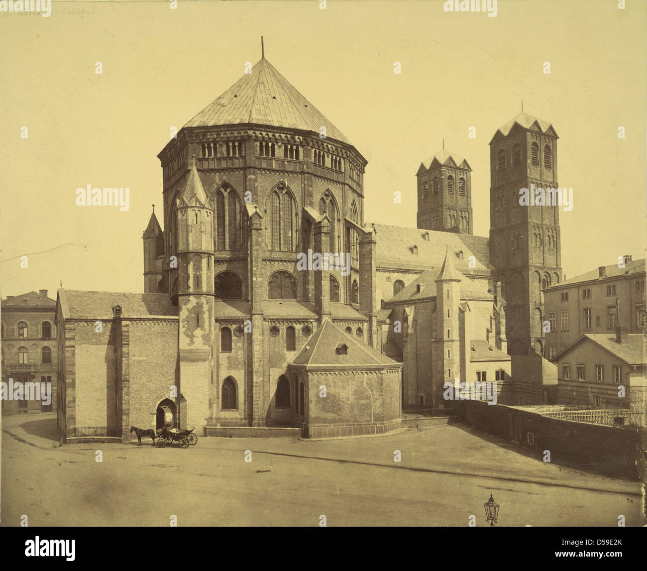 Saint Gereon Church in Cologne, Germany, is a prominent religious ...