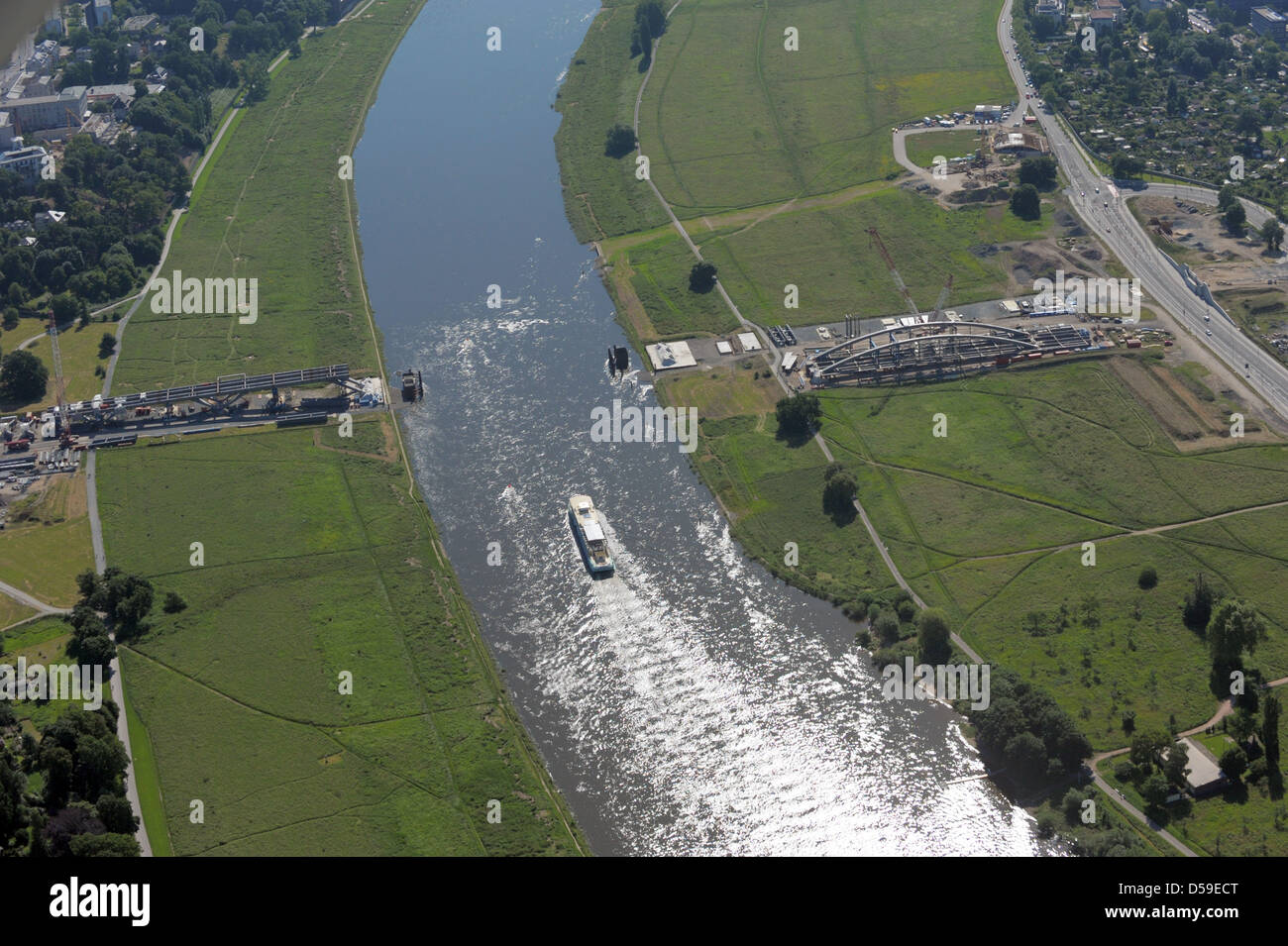 Waldschlösschen bridge in dresden hi-res stock photography and images ...