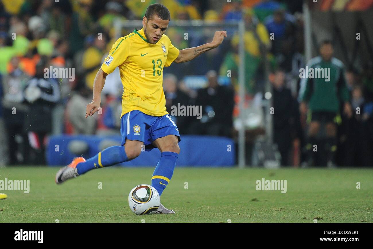 Brazil's Robinho during the 2010 FIFA World Cup group G match between ...