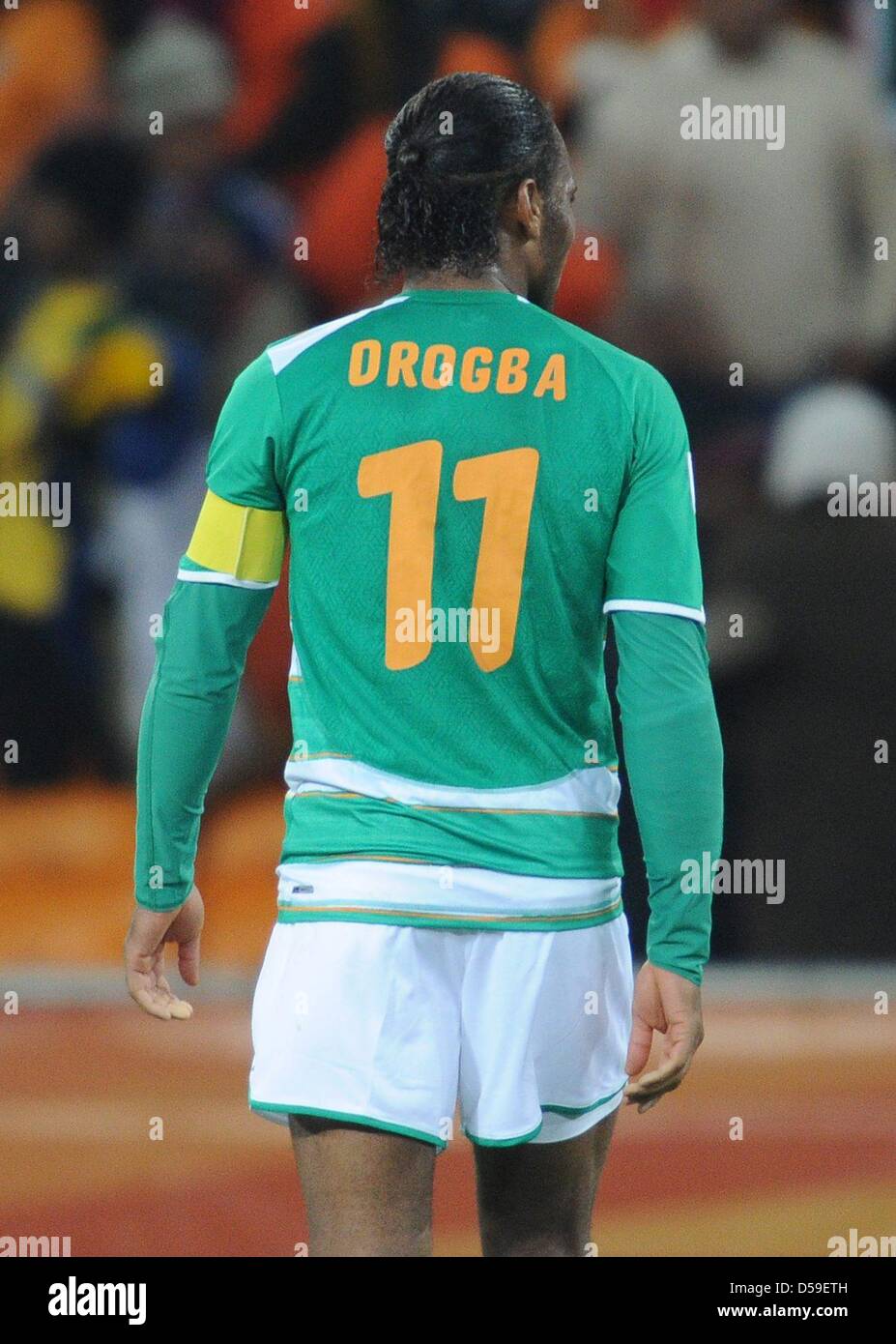 Ivory Coast's Didier Drogba during the 2010 FIFA World Cup group G ...