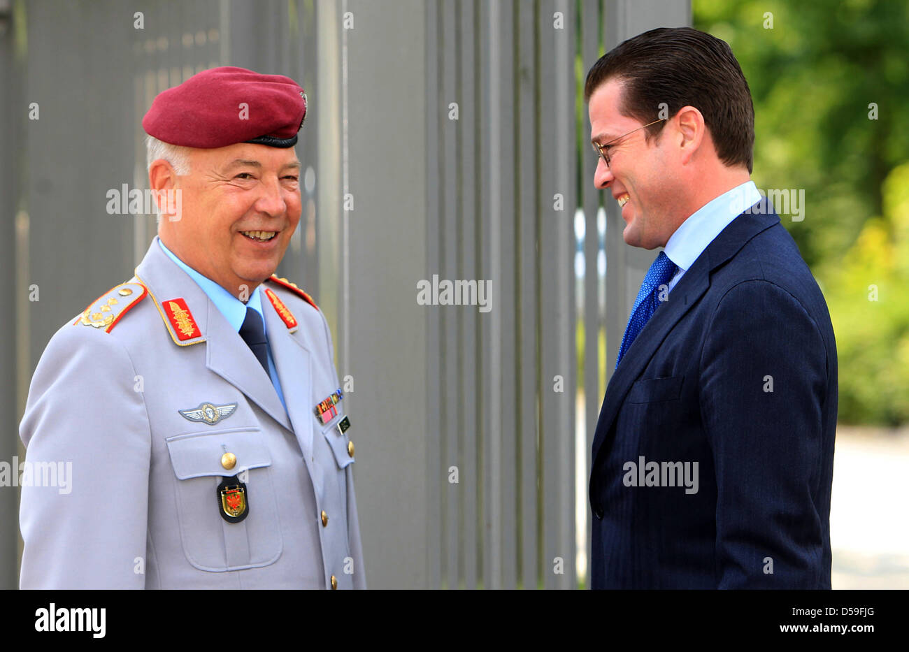 Minister of Defence of Germany Karl-Theodor zu Guttenberg's (Christian ...