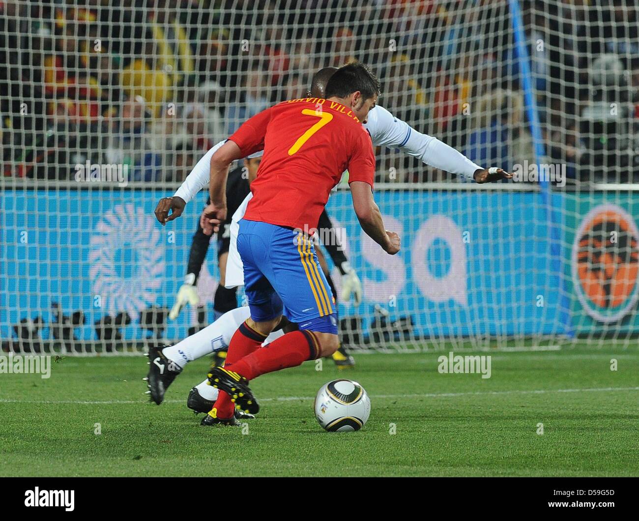 David Villa In Action