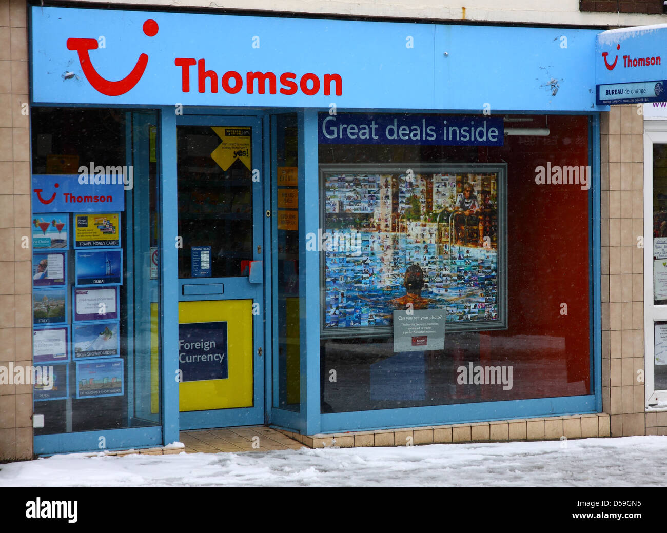 Thomson shop on the high street Stock Photo - Alamy
