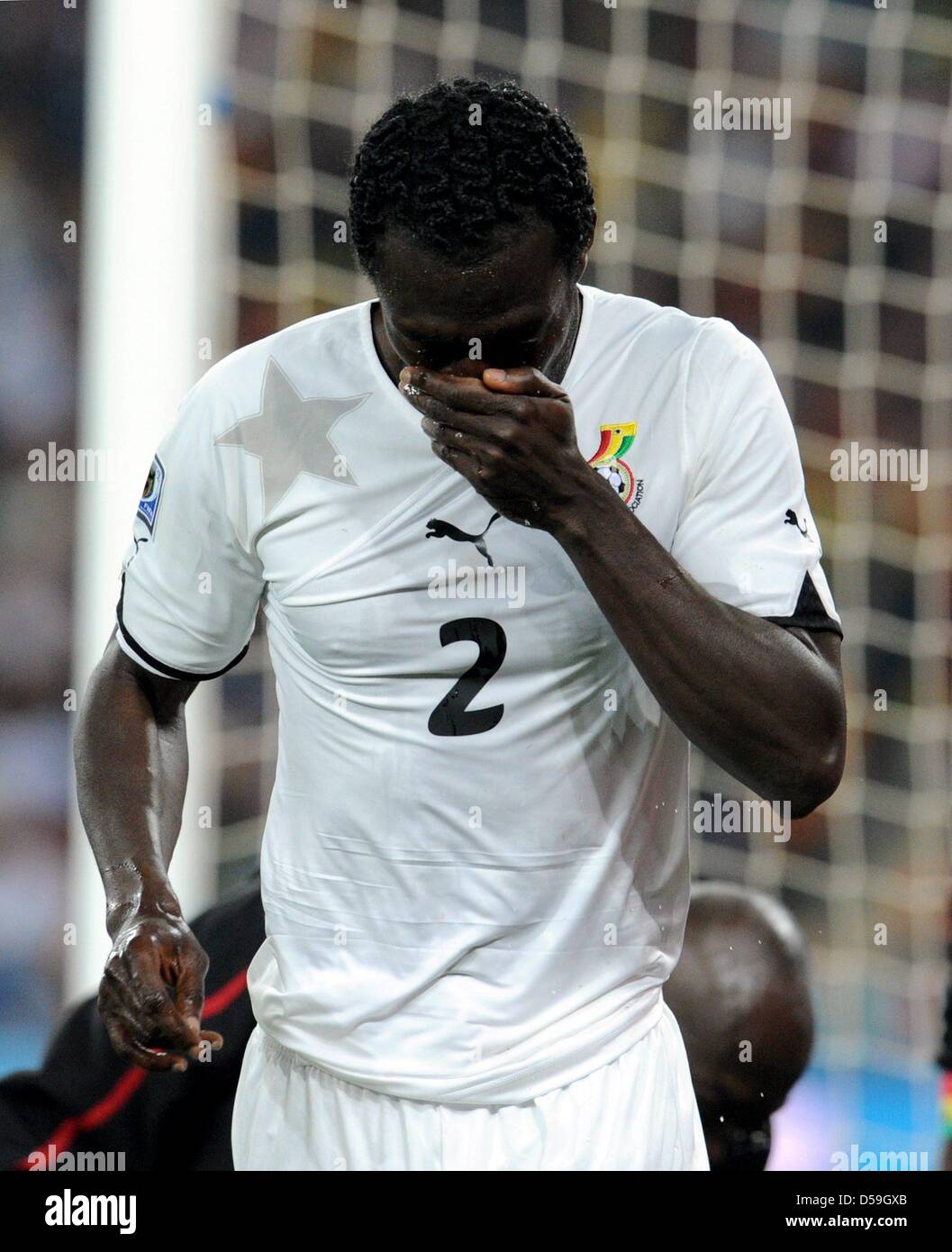 Hans Sarpei of Ghana during the FIFA World Cup 2010 group D match ...